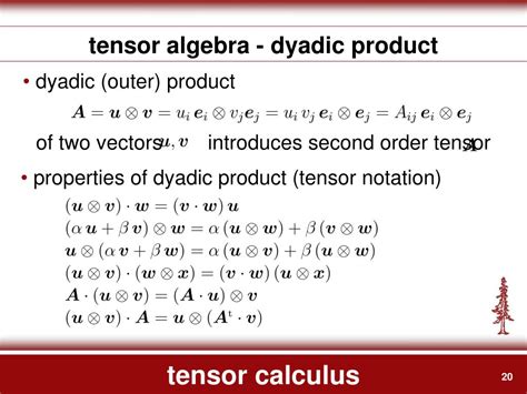 PPT Tensor Calculus PowerPoint Presentation Free Download ID