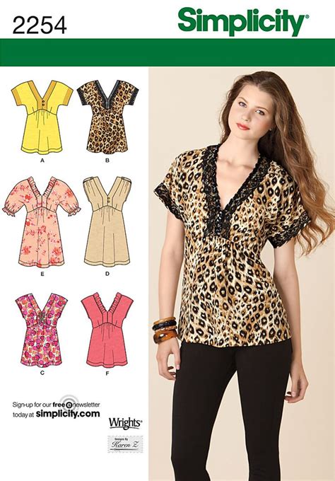Simplicity Tunic Patterns Zowienairne