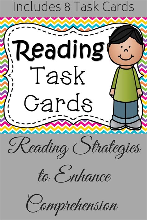 Reading Task Cards Reading Strategies To Enhance Comprehension