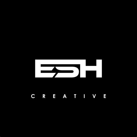 Esh Letter Initial Logo Design Template Vector Illustration 32459372 Vector Art At Vecteezy