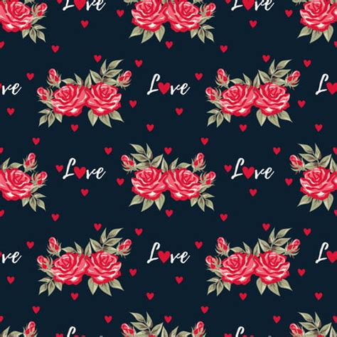 발렌타인 데이 사랑 패턴 원활한 벡터 Eps Uidownload