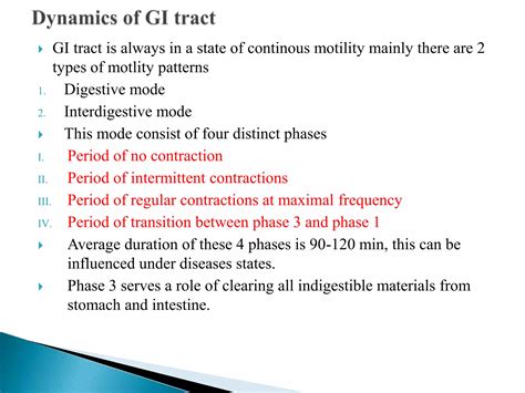 Modulation Of Gi Transit Time Pptx