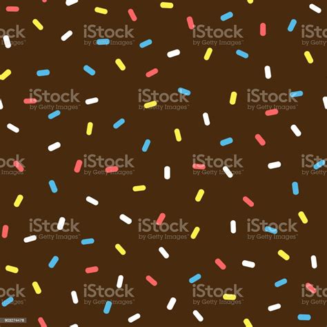스프링으로는 초콜릿 도넛 유약 다채로운 완벽 한 패턴입니다 패턴에 대한 스톡 벡터 아트 및 기타 이미지 패턴 배경 주제 색 설탕 Istock