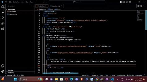 Harsh Tiwari On Linkedin Hey Connections 👋🏻 Today Im Thrilled To Unveil My Inaugural Resume…