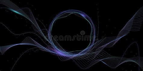 Big Data Ai Network Connection Structure Data And Energy Transmission On The Black Abstract
