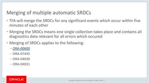 Whats New In Oracle Trace File Analyzer 1841 Ppt