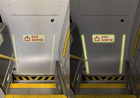 Emergency Egress Access Signage And Llepm For Passenger Rail