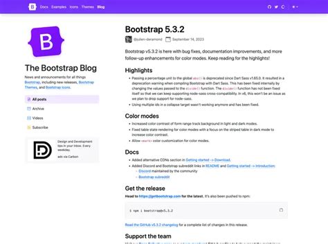 Blog Bootstrap Templates And Themes