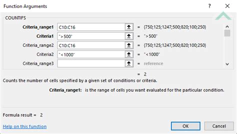 Excel Countifs Function Excel Vba