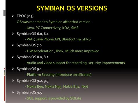 Ppt Symbian Operating System Powerpoint Presentation Free Download