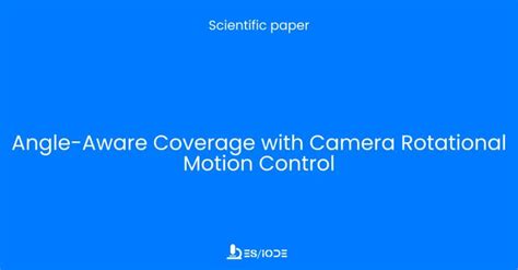 es iode on linkedin scientific research angle aware coverage with
