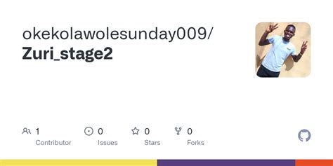 GitHub Okekolawolesunday Zuri Stage