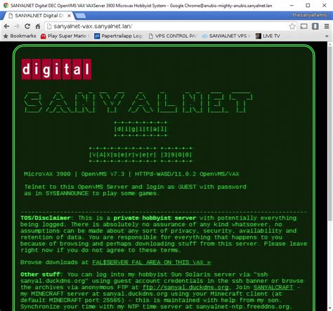 Install WASD OpenVMS Web Server A Simple Minimal Server Configuration On Digital DEC