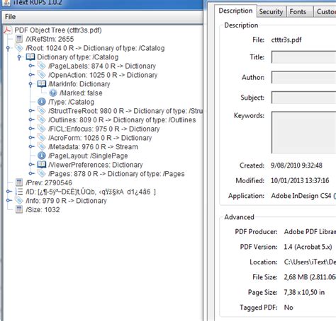 Vb Net Tagged Pdf Value From Adobe S Document Properties Using