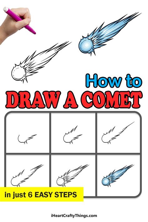 How To Draw A Comet A Step By Step Guide Drawing Tutorial Easy Cute Easy Drawings Drawing