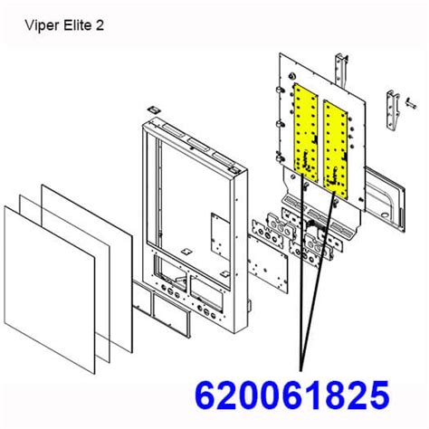 Backlight Panel Pcba W Led Circuit For Viper E2 3 4 Gulf Ice Systems