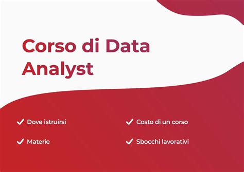 Corso Data Analyst Quale Scegliere Prezzi Durata Materie