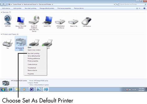 For Seniors How To Set A Default Printer Dummies