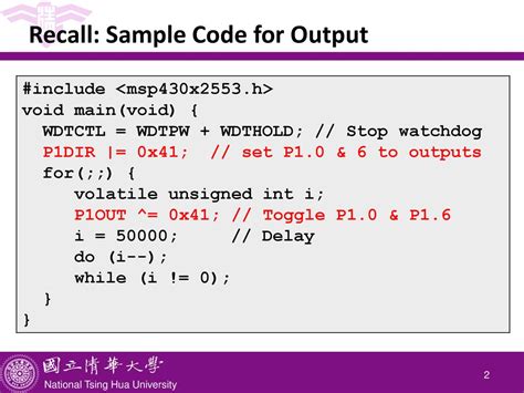 Cs4101 嵌入式系統概論 General Purpose Io Ppt Download