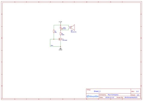 Wire Break Alarm Circuit OSHWLab