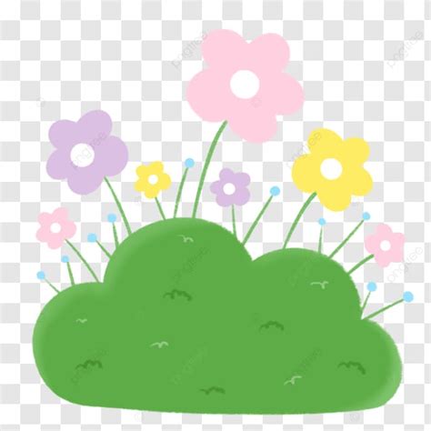 귀여운 파스텔 색상의 꽃과 잔디 클립 아트 파스텔 색상의 꽃 꽃과 풀 클립 아트 귀여운 꽃 클립 아트 Png 일러스트 및 Psd 이미지 무료 다운로드 Pngtree