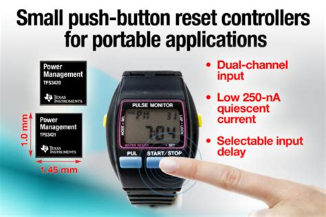 Push Button Reset Controllers For Portable Applications