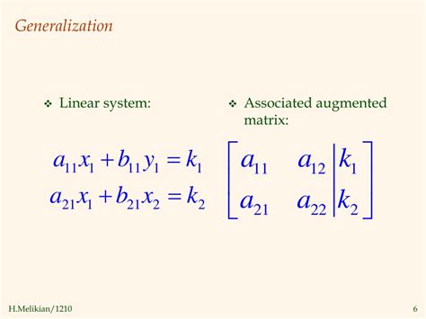 PPT System Of Linear Equations And Augmented Matrices PowerPoint Presentation ID