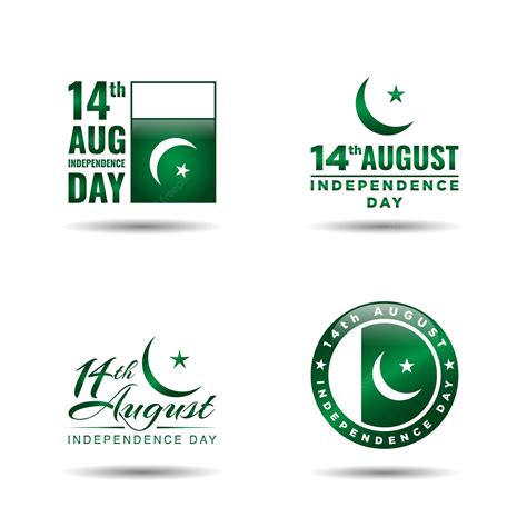 Premium Vector 14 August Vector Icons Design Pack