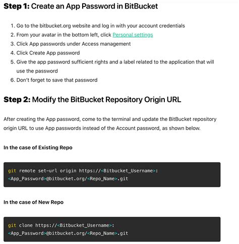 Bitbucket设置代码仓库密码 知乎