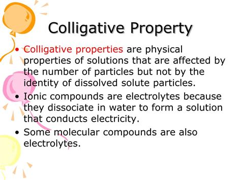 Ppt Colligative Properties Powerpoint Presentation Free Download