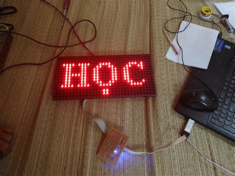 Tìm Hiểu Và điều Khiển Module Led Matrix P10