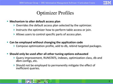Ppt Db2 Optimizer Guidelines Usage Powerpoint Presentation Free Download Id3338829