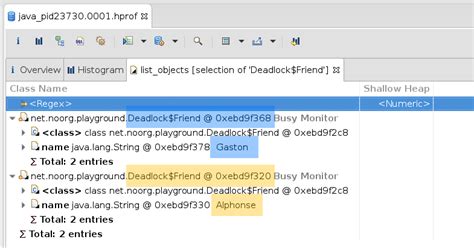 Java Find Object Based On Its Id From Thread Dump Stack Overflow