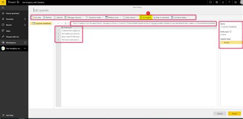 AI In Dataflow Power BI Webservice Cognitive Service Part RADACAD