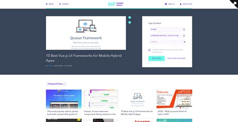 Laravel And Vuejs Facebook