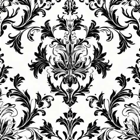 Damask Elaborate Symmetrical Patterns With A Raised Design Clse Stock Illustration