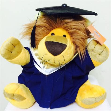 Nus Linus The Lion Graduation Toy Bear Hobbies And Toys Toys And Games On Carousell