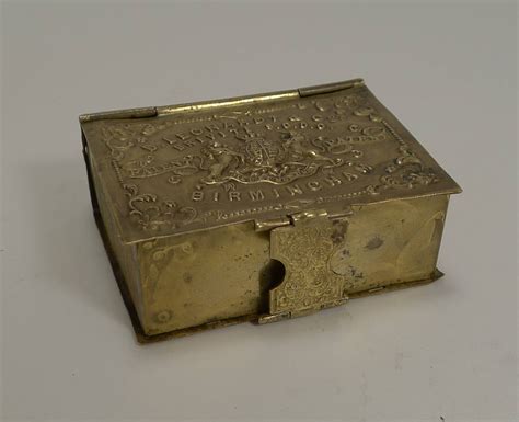 Victorian English Pen Nib Box By D Leonardt Co Form Of A Etsy