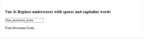 javascript replace underscores with spaces and capitalize words react