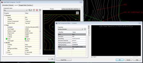 Cut Fill Labels Are Overlapping Autodesk Community