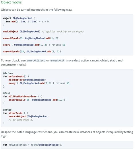for those dao services how about using static objects with mockk for test r androiddev