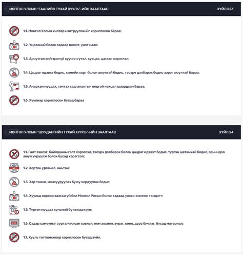 Хориотой зүйлс УЛС ХООРОНДЫН ШУУДАНГИЙН ХОЛБОО