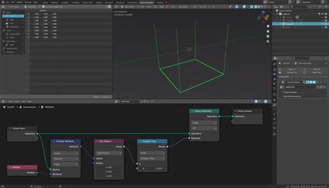 Delete Edges On The Top Of Geometry In Geometry Nodes Blender Stack Exchange
