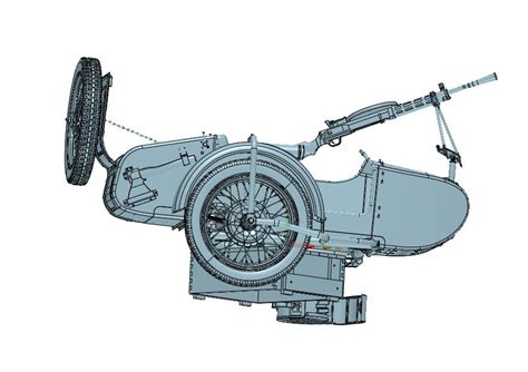 二战苏联军用的m72边三轮摩托车 Step 模型图纸下载 懒石网