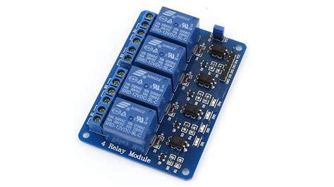 4 х канальний модуль реле релейний модуль 12v 10a Arduino
