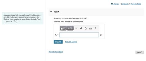 Solved A Subatomic Particle Moves Through The Laboratoryat Chegg