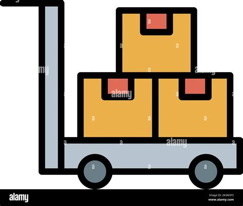 Trolley Vector Icon Design Illustration Stock Vector Image And Art Alamy