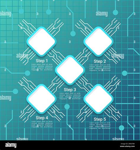 Iot Technology Infographic Chart Design Template Stock Vector Image