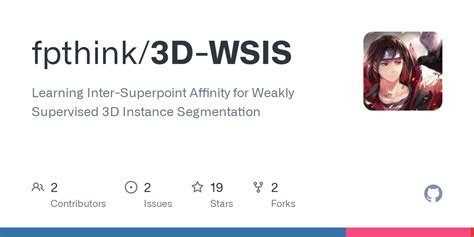 Github Fpthink3d Wsis Learning Inter Superpoint Affinity For Weakly