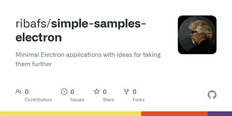 Github Ribafs Simple Samples Electron Minimal Electron Applications With Ideas For Taking
